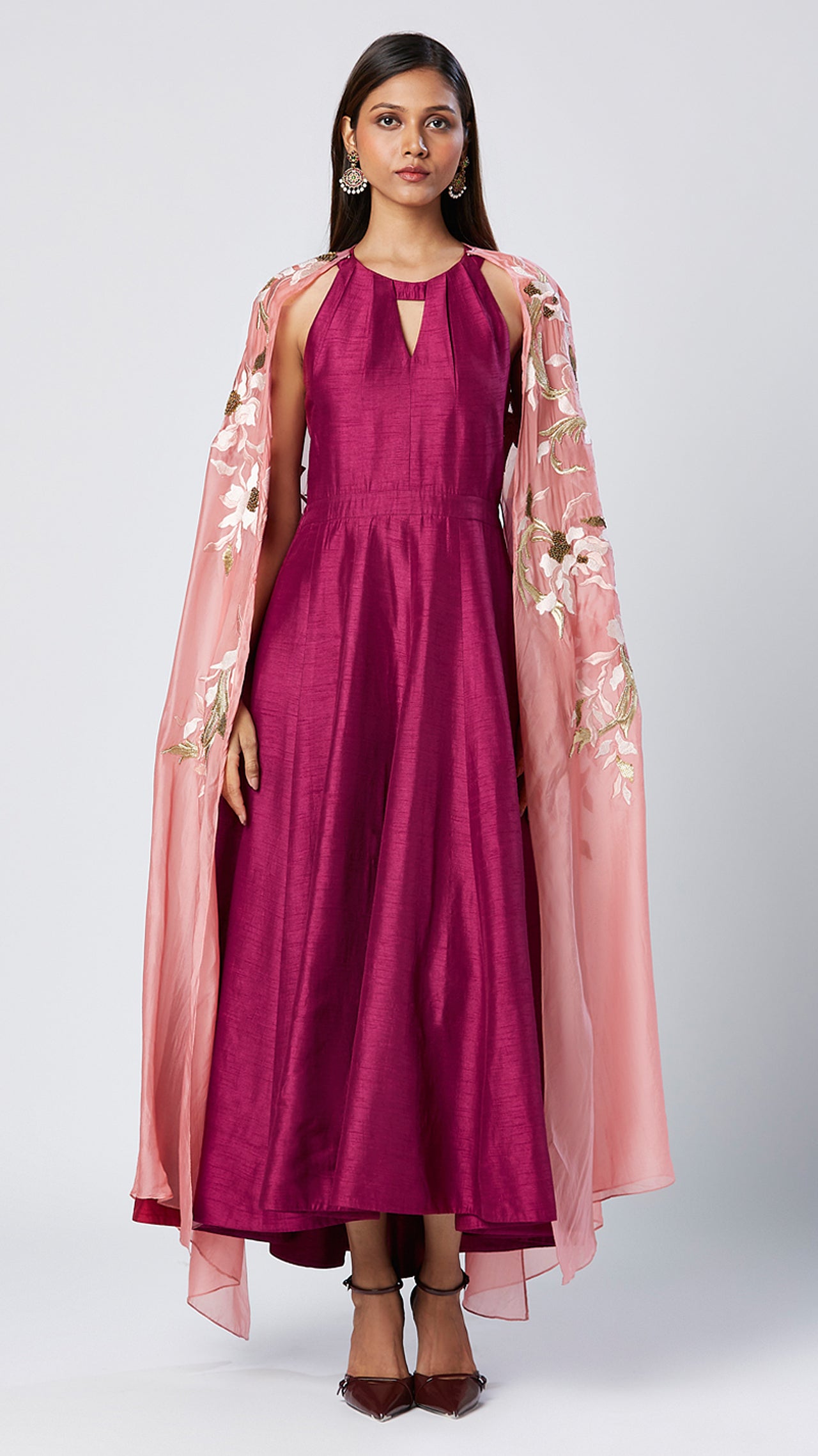 Malli - Versatile Halter Dress + Cape Shawl – MADDER MUCH